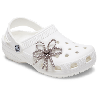 Grey Pearl Beaded Bow Jibbitz™ charms - Crocs