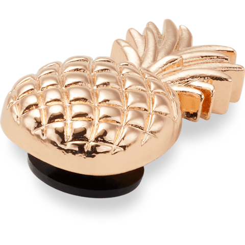 Gold Pineapple Jibbitz Shoe Charm - Crocs