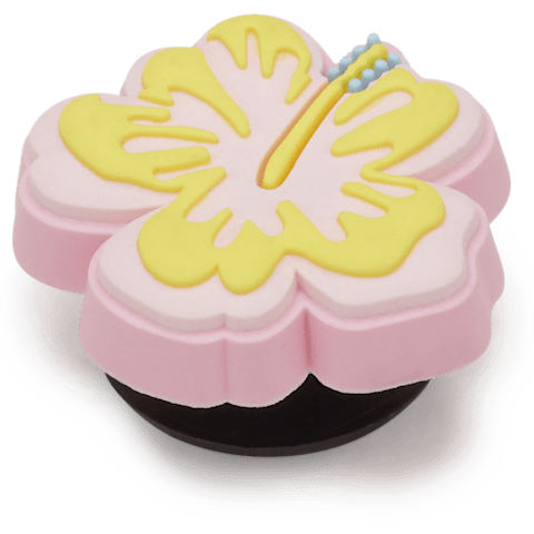 Pink And Yellow Hibiscus Jibbitz™ charms - Crocs