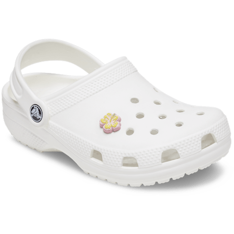 Pink And Yellow Hibiscus Jibbitz™ charms - Crocs