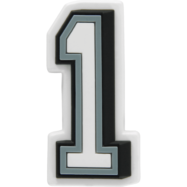 Number 1 Jibbitz Shoe Charm - Crocs