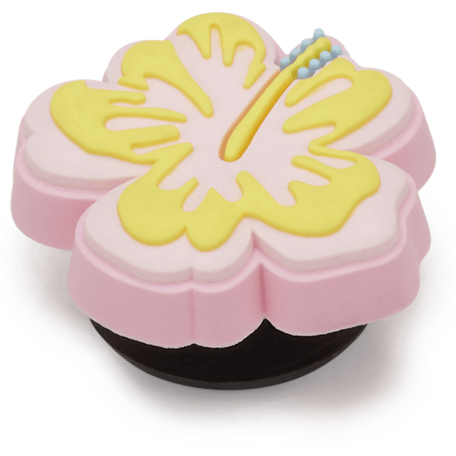 Pink And Yellow Hibiscus Jibbitz™ charms - Crocs