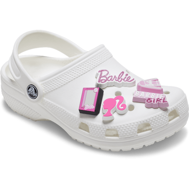 Barbie Pink 5 Pack Jibbitz Shoe Charm - Crocs