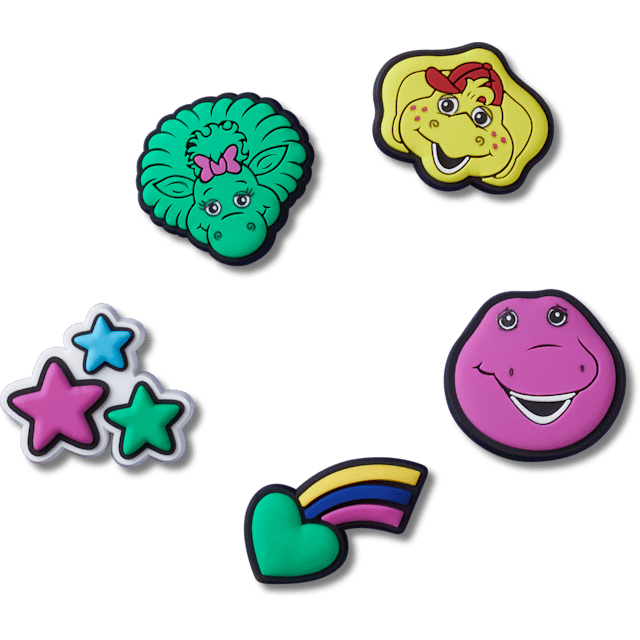 Barney 5 Pack Jibbitz™ charms - Crocs