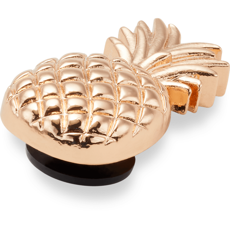 Gold Pineapple Jibbitz Shoe Charm - Crocs