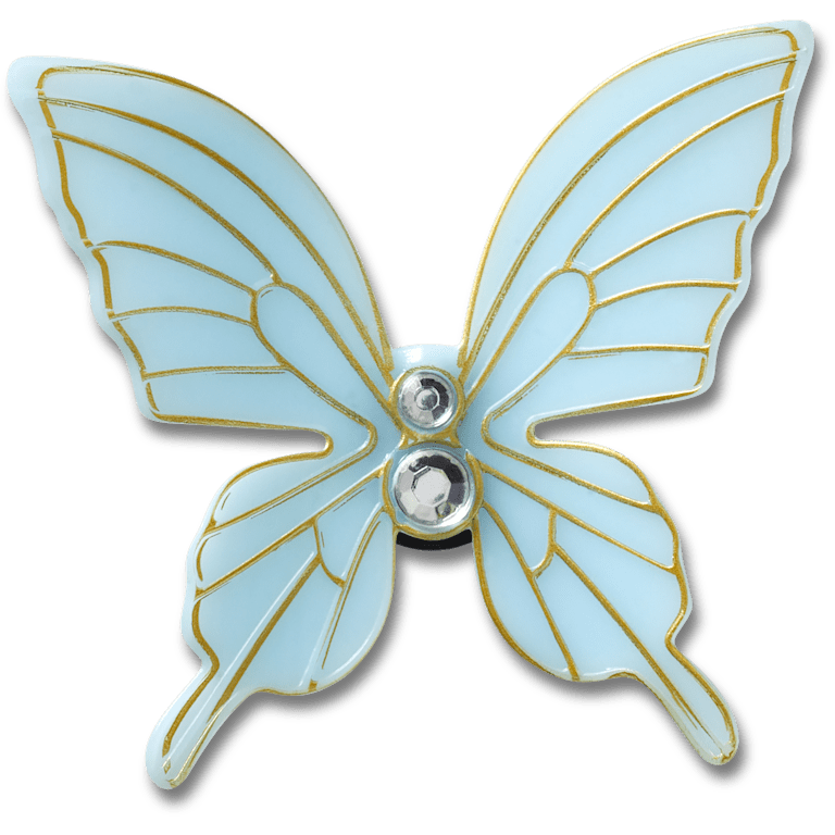 Magical Blue Butterfly Jibbitz™ charms - Crocs