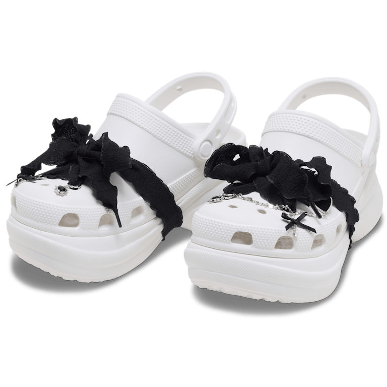 Laces and Dainty Bow Charm Kit Jibbitz Shoe Charm - Crocs