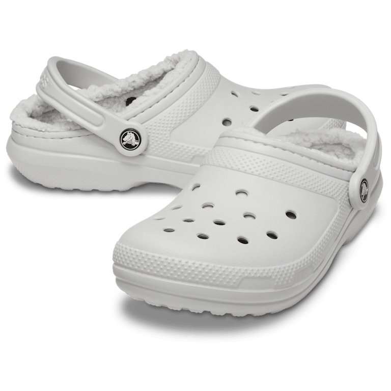 lined crocs