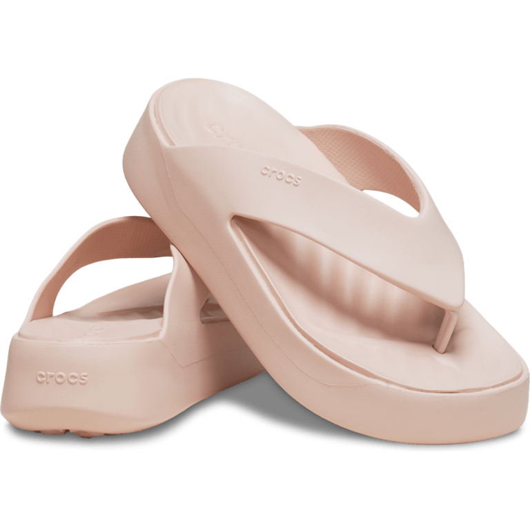 crocs flip flops platform