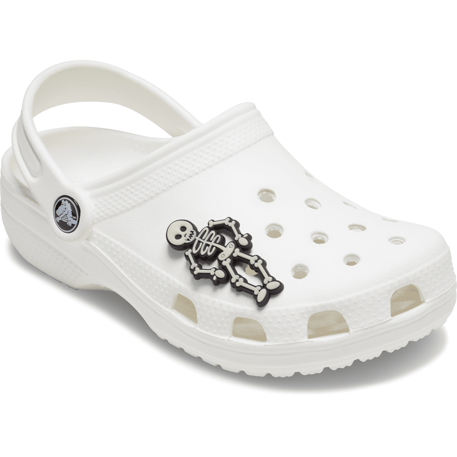 b'Glow-in-the-Dark Skeleton Jibbitz Shoe Charm - Crocs'