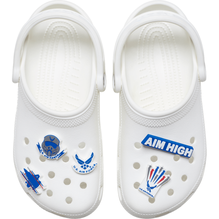 Armed Forces US Air Force 5Pck Jibbitz Shoe Charm - Crocs