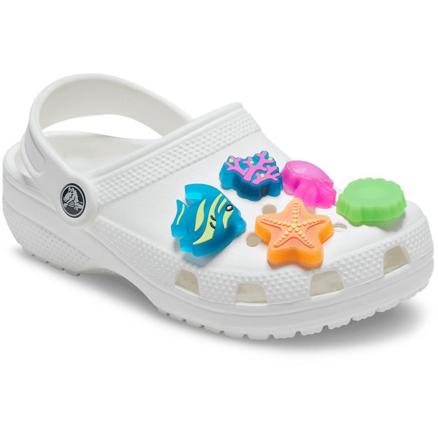 Lights Up Under The Sea 5 Pack Jibbitz Shoe Charm - Crocs