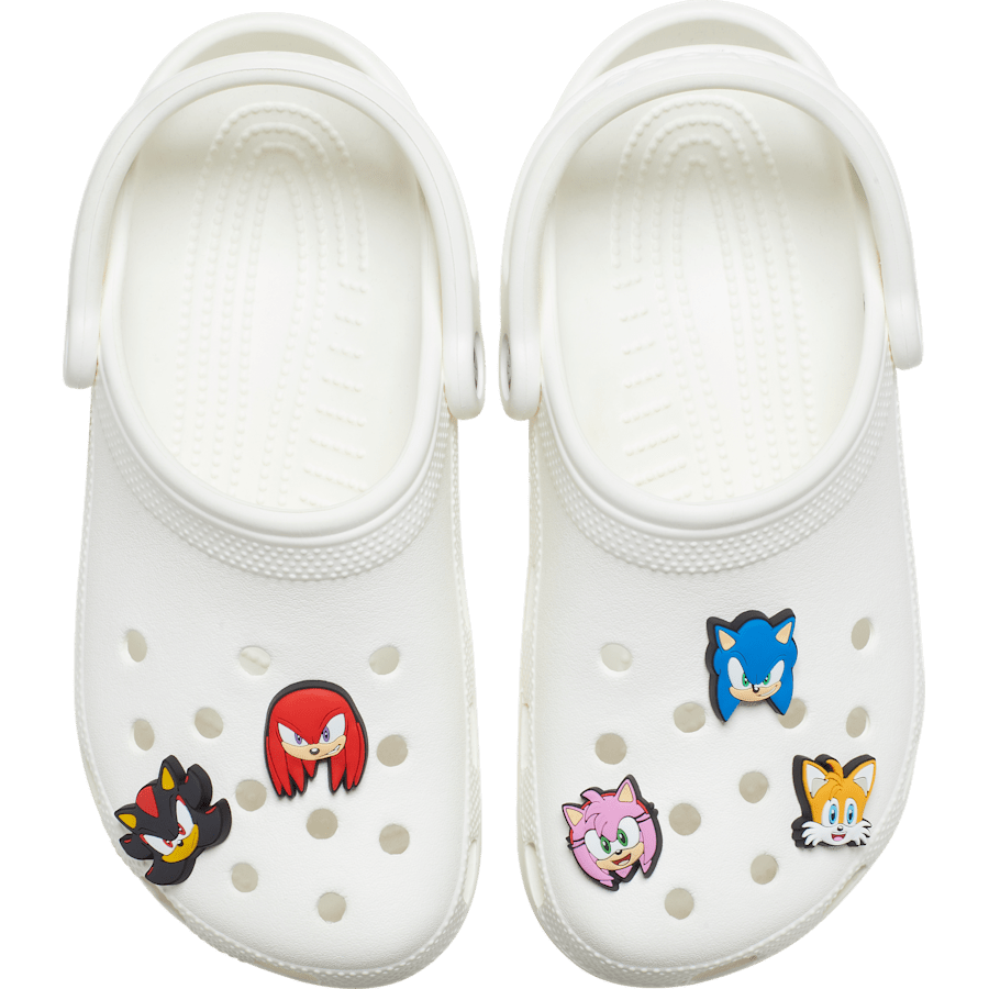 Sonic The Hedge Hog 5 Pack Jibbitz™ charms - Crocs