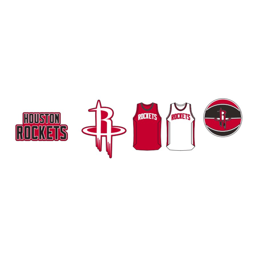 NBA Houston Rockets 5 Pack Jibbitz™ charms - Crocs