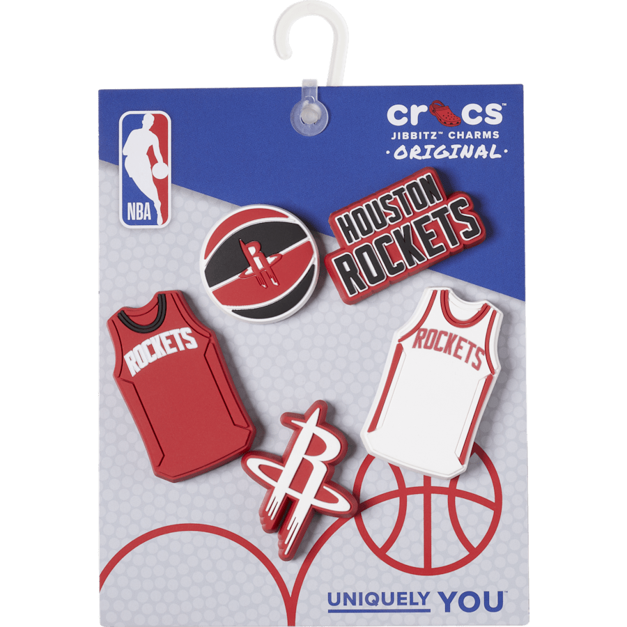 NBA Houston Rockets 5 Pack Jibbitz™ charms - Crocs