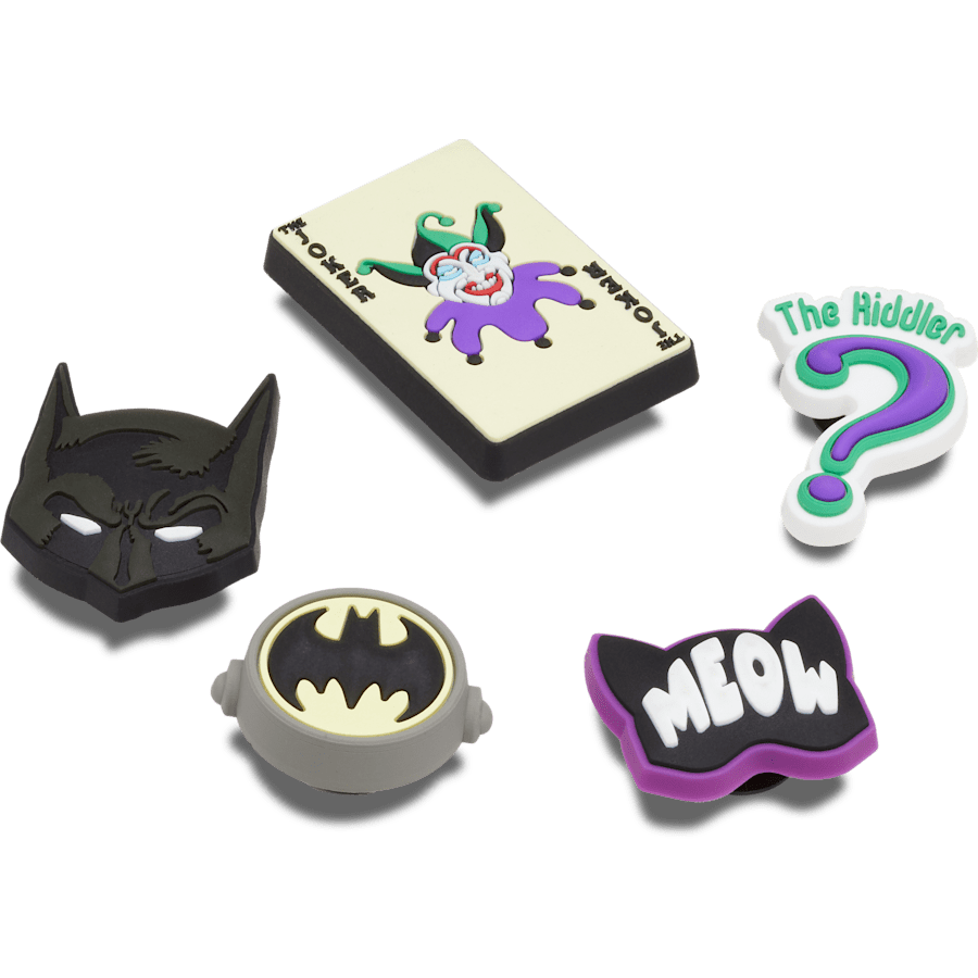 Batman 5Pck Jibbitz Shoe Charm - Crocs