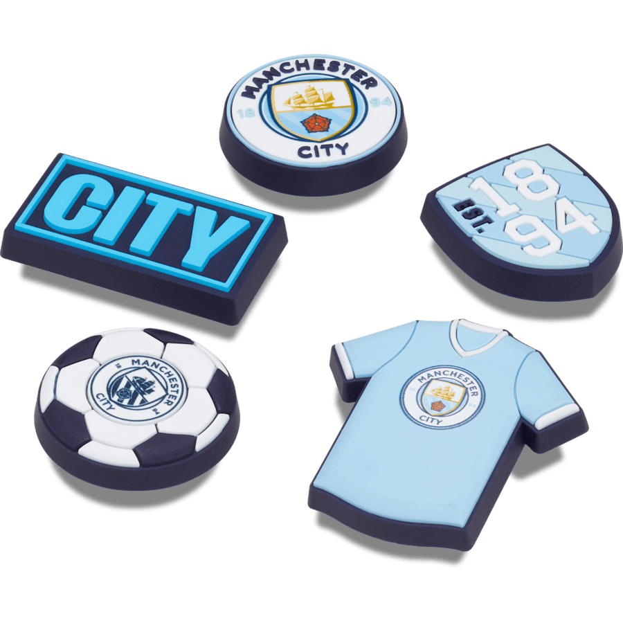 Manchester City 5 Pack Jibbitz™ charms - Crocs