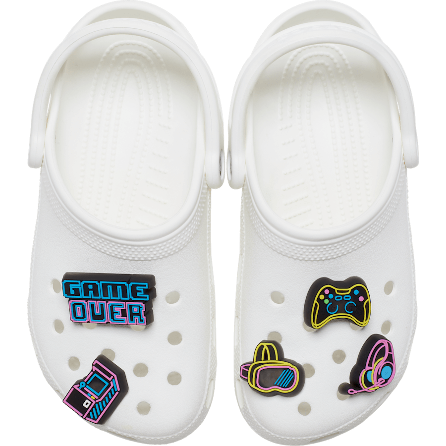 Lights Up Neon Gamer 5 Pack Jibbitz™ charms - Crocs