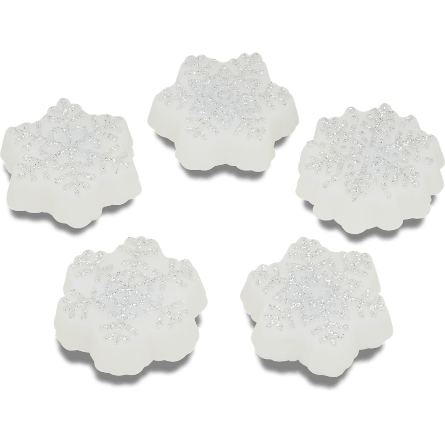 LED Winter Night Snowflake 5 Pack Jibbitz™ charms - Crocs