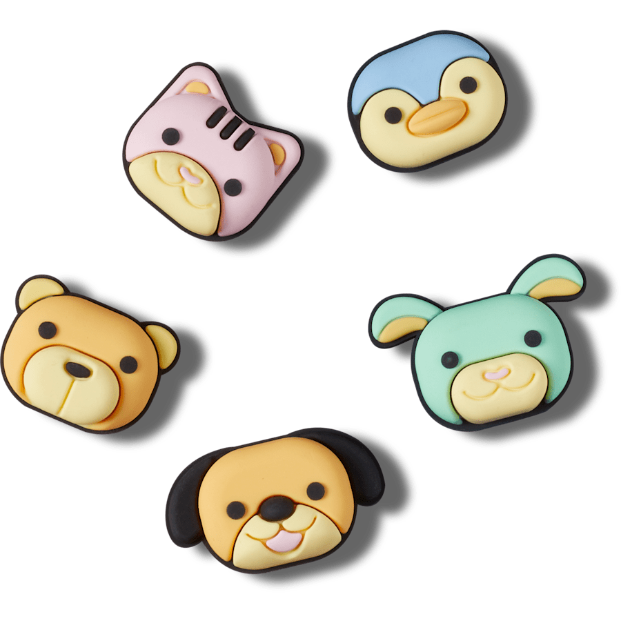 3D Animal Friends 5 Pack Jibbitz™ charms - Crocs
