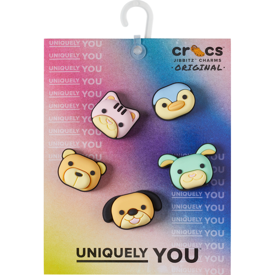 3D Animal Friends 5 Pack Jibbitz™ charms - Crocs