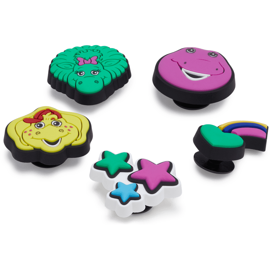Barney 5 Pack Jibbitz™ charms - Crocs