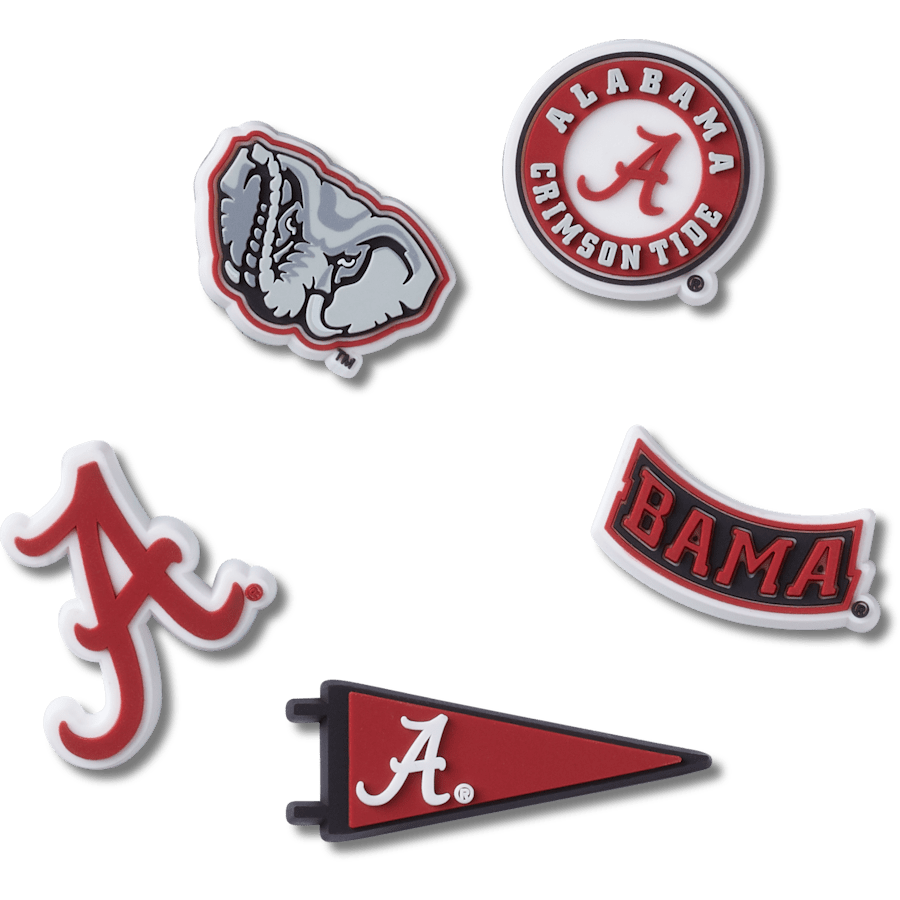 University of Alabama 5 Pack Jibbitz™ charms - Crocs