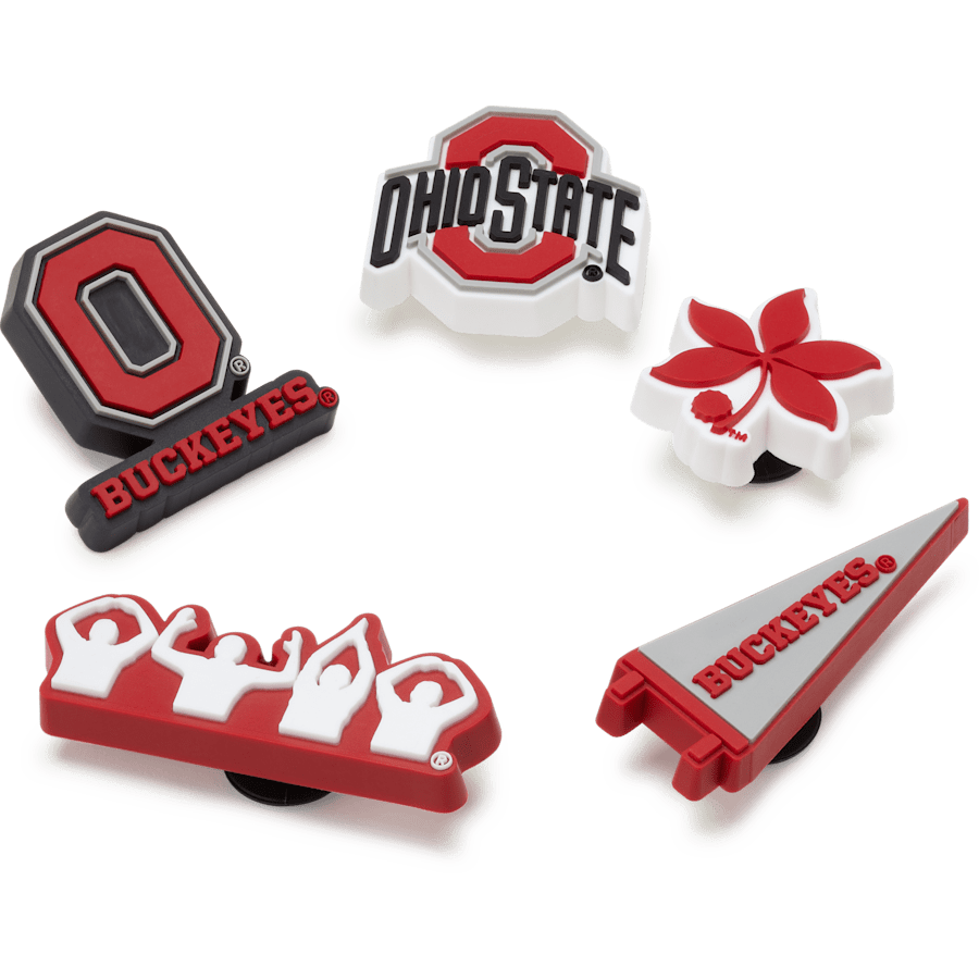 Ohio State University 5 Pack Jibbitz™ charms - Crocs