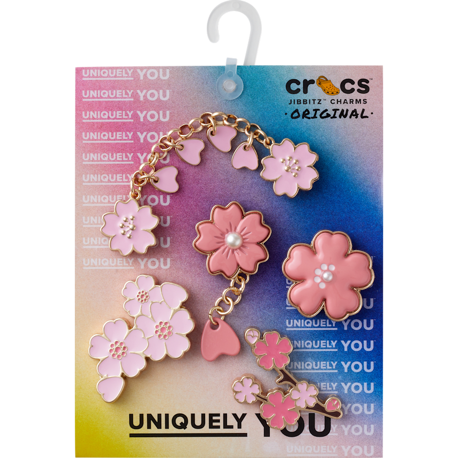 Blooming Cherry Blossom 5 Pack Jibbitz™ charms - Crocs