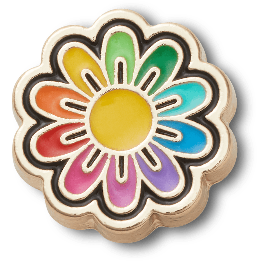 Festival Gold Rainbow Daisy Jibbitz™ charms - Crocs