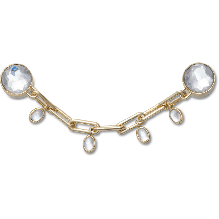 Delicate Gold and Gem Chain Jibbitz™ charms - Crocs