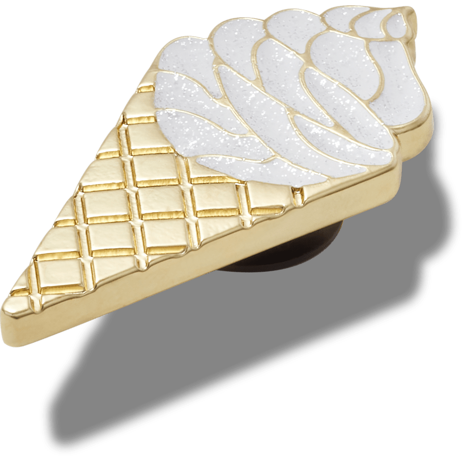 Gold Vanilla Waffle Cone Jibbitz™ charms - Crocs