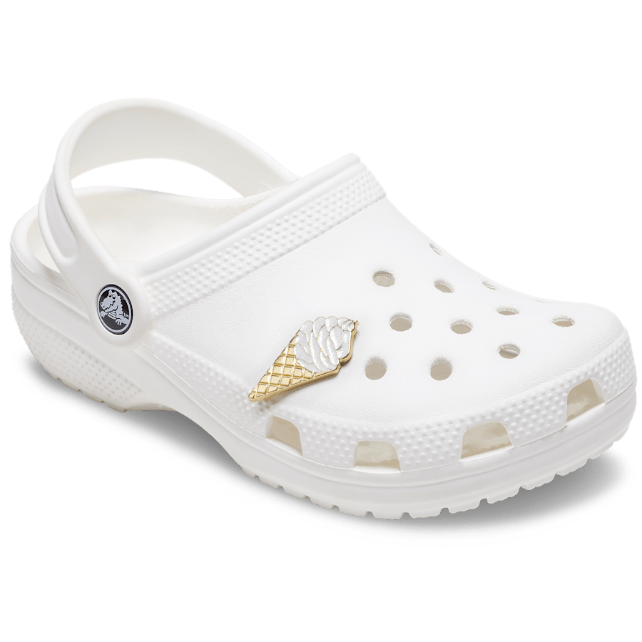 Gold Vanilla Waffle Cone Jibbitz™ charms - Crocs