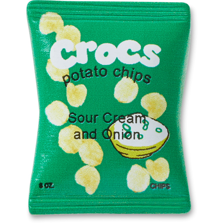 Green Chip Bag Jibbitz™ charms - Crocs