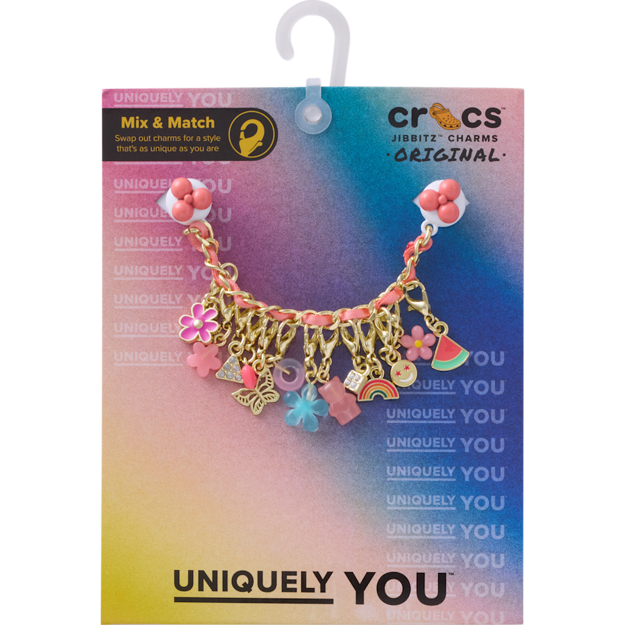Pink Adjustable Charm Chain Jibbitz™ charms - Crocs