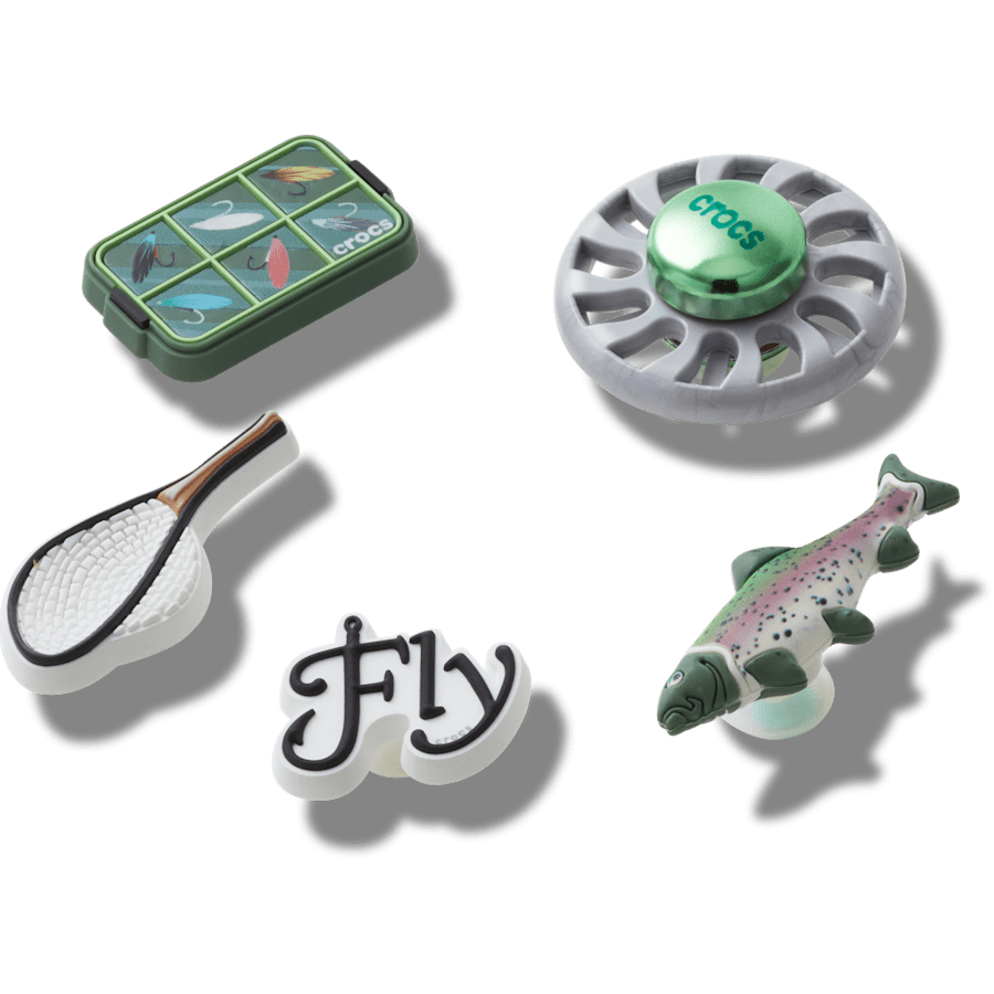 Fly Fishing 5 Pack Jibbitz™ charms - Crocs