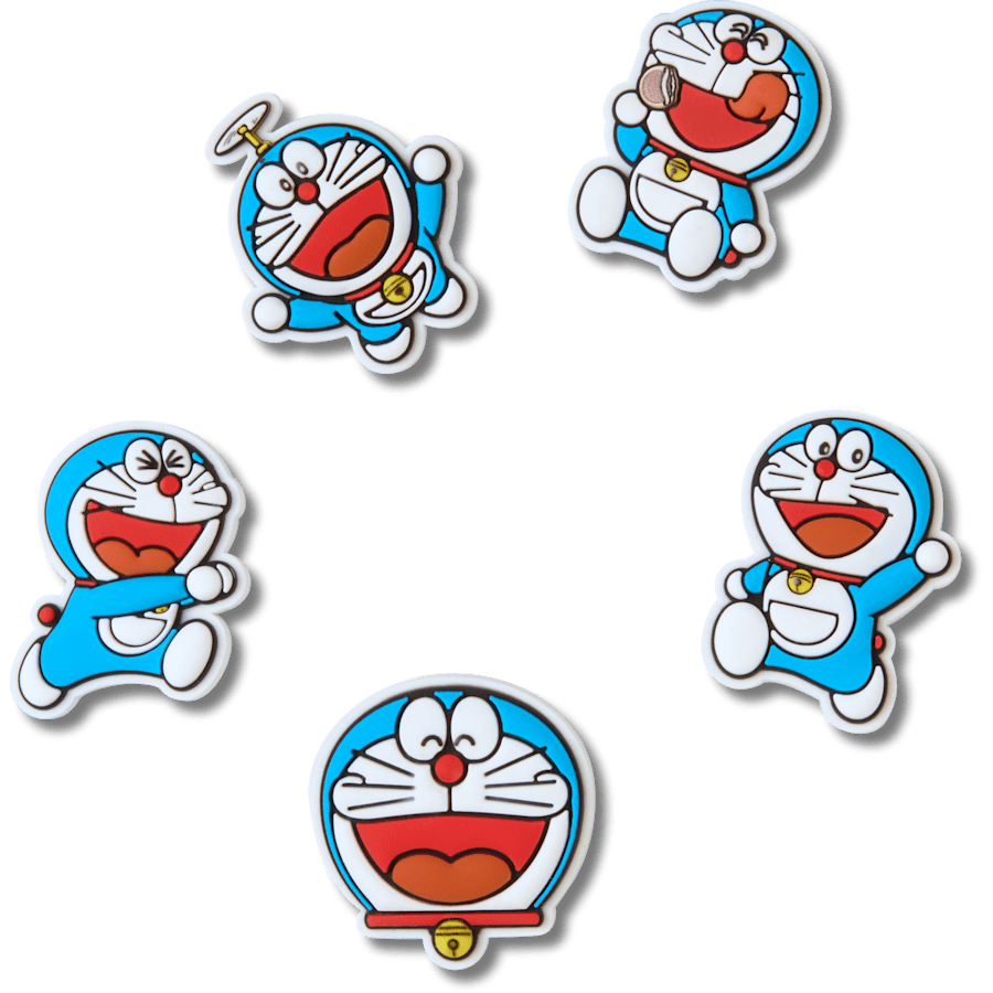 Doraemon 5-Pack Jibbitz Charms Jibbitz Shoe Charm - Crocs