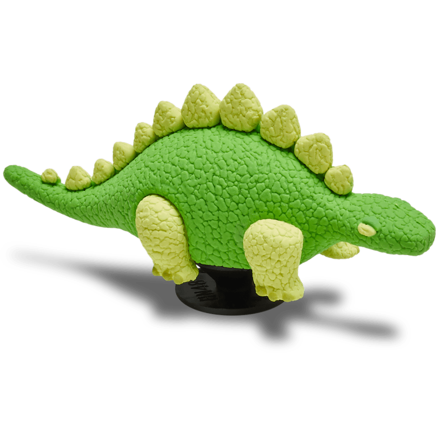 3D Green Dino with Scales Jibbitz™ charms - Crocs