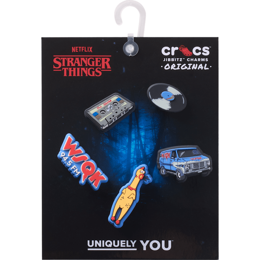 Stranger Things Squawk 5 Pack Jibbitz Shoe Charm - Crocs