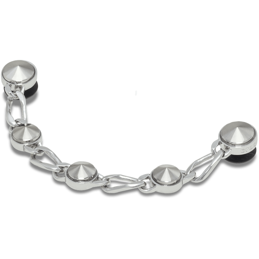 Silver Luxe Studded Chain Jibbitz™ charms - Crocs