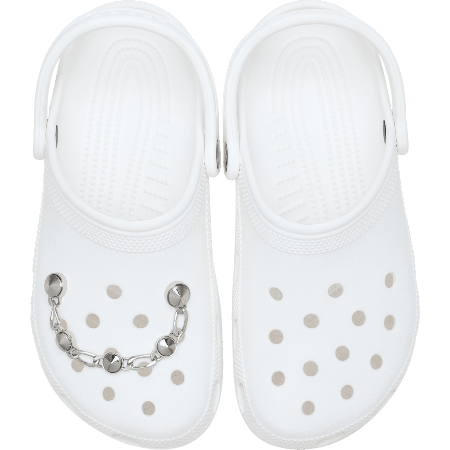 Silver Luxe Studded Chain Jibbitz™ charms - Crocs
