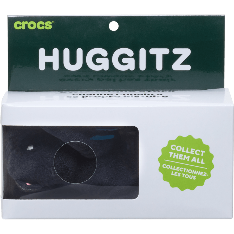 Huggitz Black Velvet Cat Jibbitz Shoe Charm - Crocs