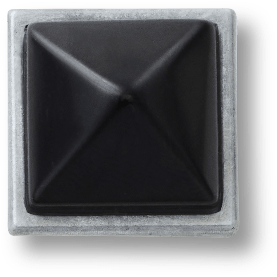 Black and Silver Pyramid Stud Jibbitz™ charms - Crocs