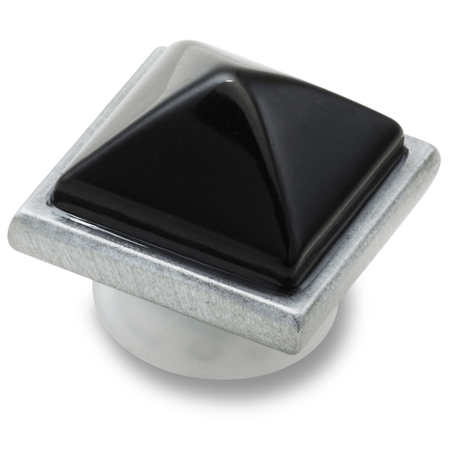 Black and Silver Pyramid Stud Jibbitz™ charms - Crocs