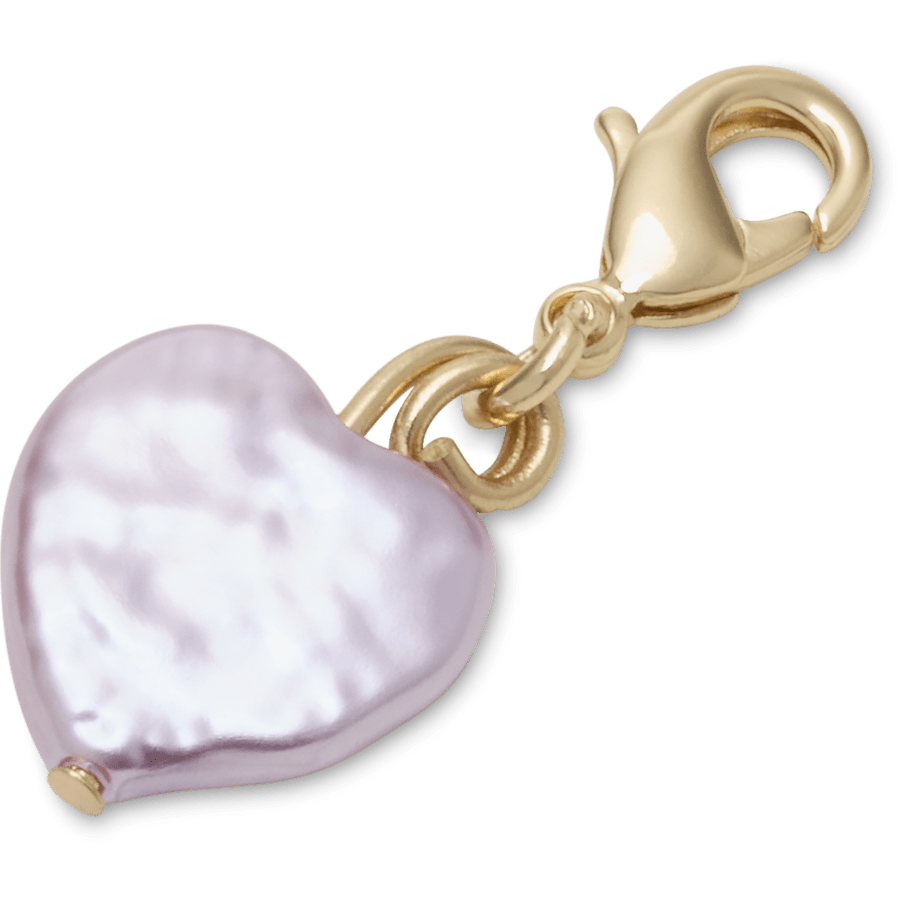 Pearl Shaped Pink Heart Jibbitz™ charms - Crocs