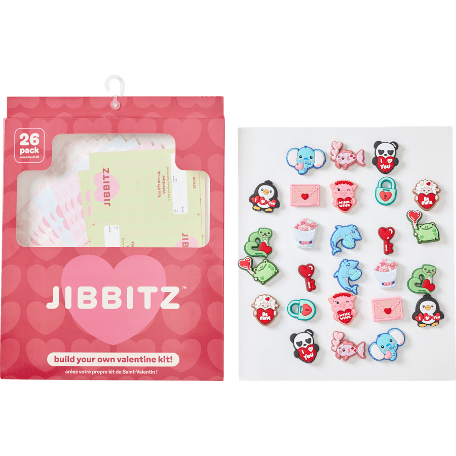Valentines Day Card 26 Pack Jibbitz™ charms - Crocs