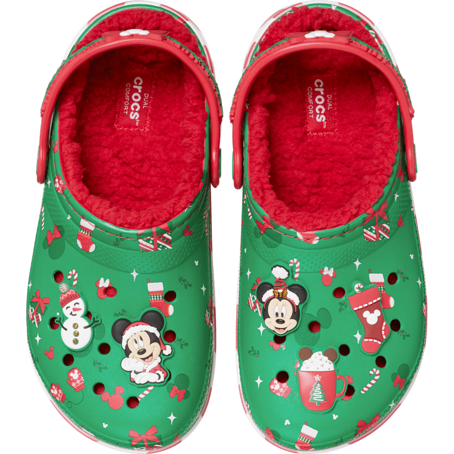 Toddlers' Mickey Holiday Lined Classic Clog - Crocs