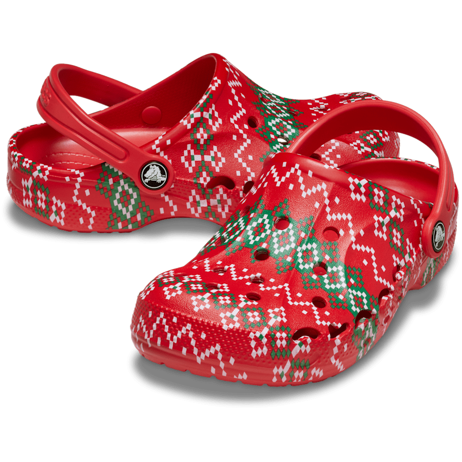 Toddler Baya Holiday Graphic Clog - Crocs