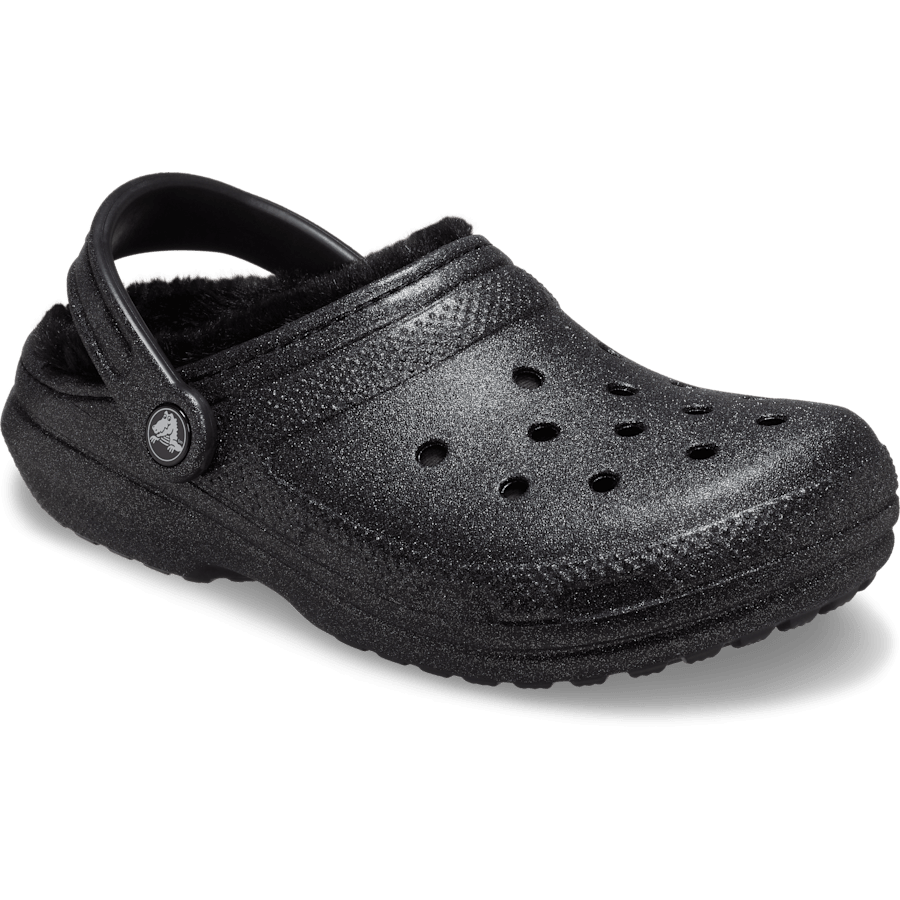 Classic Fuzz Lined Glitter Clog - Crocs