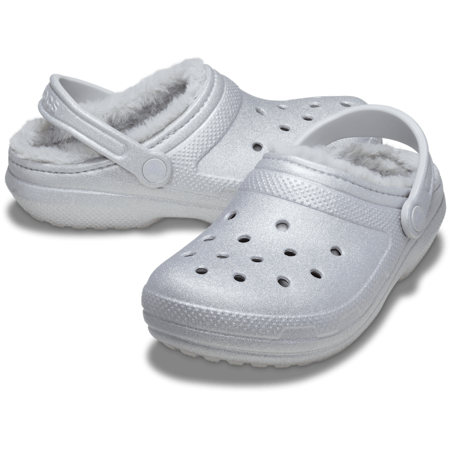 Classic Fuzz Lined Glitter Clog - Crocs